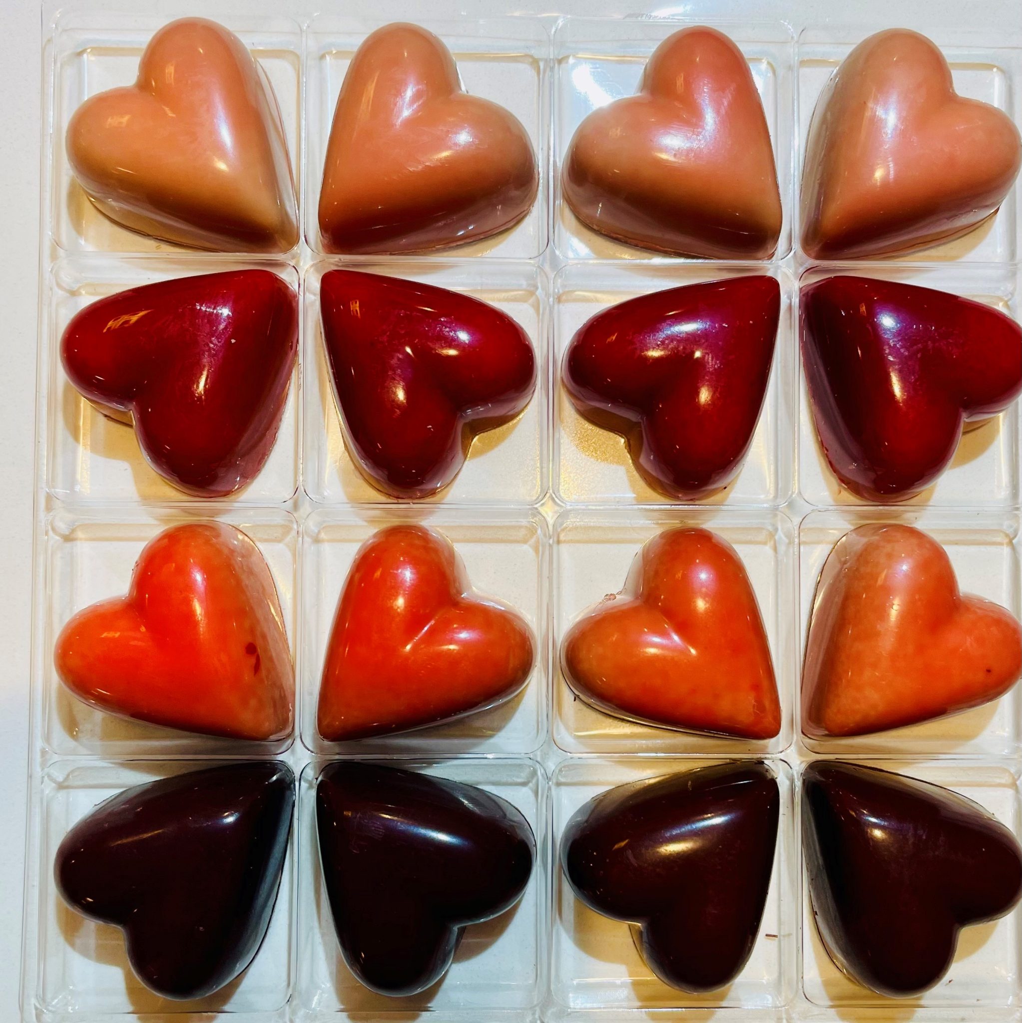 Doos - 16 pralines voor Valentin - Van Dender